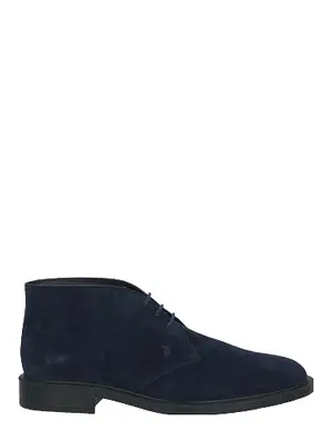 TOD'S TOD'S Leather Ankle Boots Navy