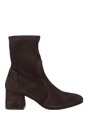 STUART WEITZMAN Ankle Boots In Leather - Brown