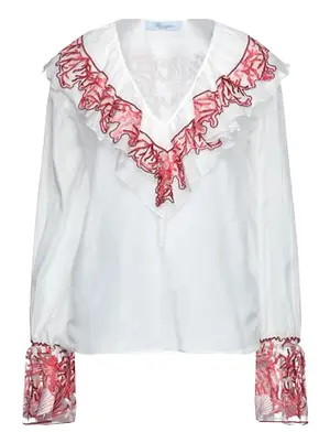 BLUMARINE BLUMARINE Lace Woven Top