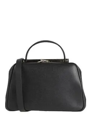 VALEXTRA Handbag In Calfskin Leather - Black