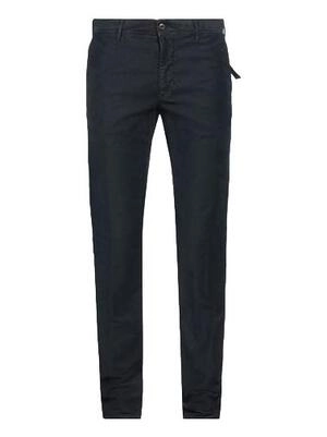 INCOTEX INCOTEX Men's Midnight Blue Cotton Elastane Pants