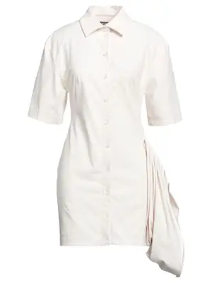 Jacquemus Le Raphia Mini Dress Ivory