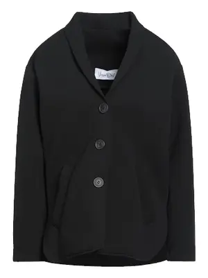 VIRNA DRÒ Single-breasted Twill Jacket - Black