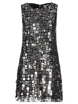 Topshop Sequin Mini Dress - Black
