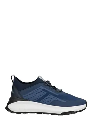 TOD'S NO CODE Leather And Textile Sneakers - Navy