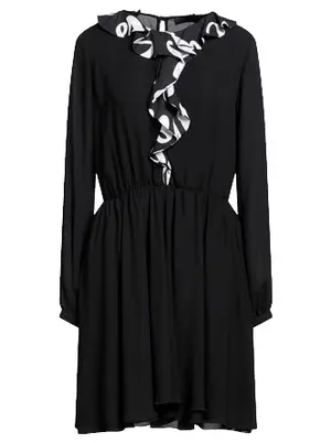 FRANKIE MORELLO Mini Trapeze Dress - Black