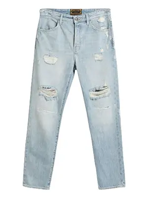 WASHINGTON DEE-CEE Faded Denim Mom Jeans - Blue