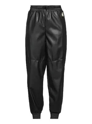 VINTAGE DE LUXE Tapered Coated Pants - Black