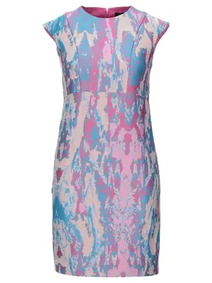 Byblos BYBLOS Jacquard Mini Dress Azure