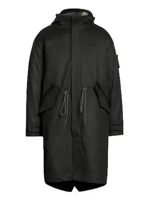 Emporio Armani Wool Blend Coat - Green