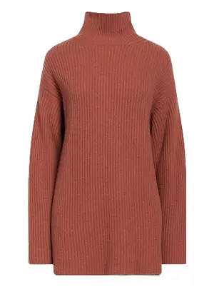 JUCCA JUCCA Turtleneck Knit Top Rust