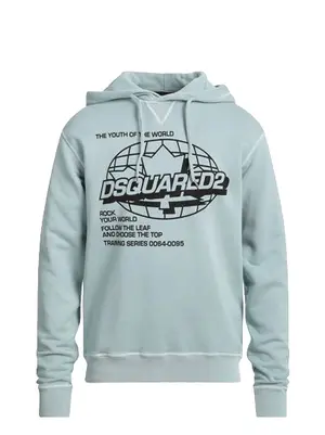 Dsquared2 Cotton Fleece Sweatshirt - Blue