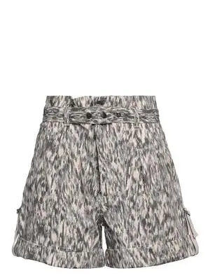 MARANT ETOILE Cotton Shorts - Grey