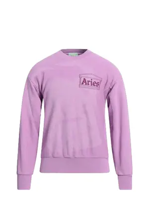 Aries Cotton Fleece Sweatshirt - Purple