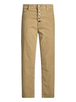 DONDUP DONDUP Cropped Tapered Corduroy Pants Taupe