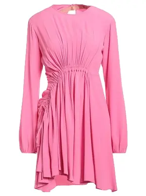 N°21 Mini Dress Acetate And Silk Pink