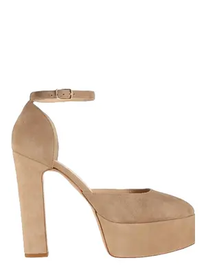 ISLO ISABELLA LORUSSO Suede Pumps Beige