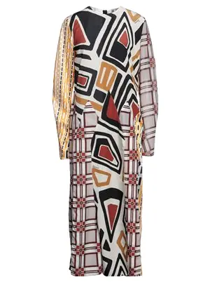 Dsquared2 Geometric Print Midi Dress - Yellow