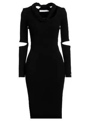 SIMONA CORSELLINI Midi Bodycon Dress - Black