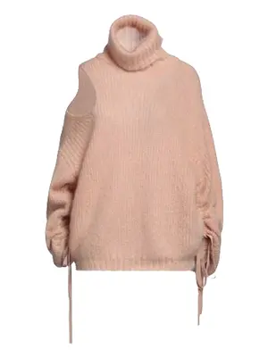 ANDREĀDAMO ANDREĀDAMO Turtleneck Top Beige