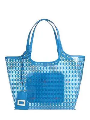ROGER VIVIER Handbag In Pvc And Polyvinyl Chloride - Blue