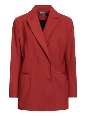 Chiara Boni La Petite Robe CHIARA BONI LA PETITE ROBE Double-Breasted Jacket Red