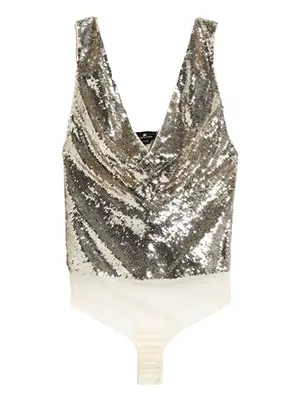 Elisabetta Franchi Bodysuit - Gold