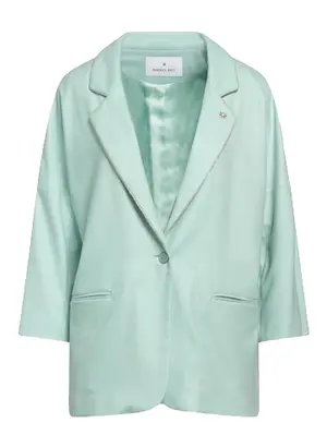 MANUEL RITZ MANUEL RITZ Single-Breasted Blazer Green