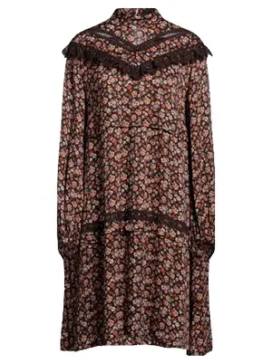 High HIGH Mini Dress Brown