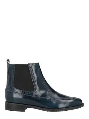 TOD'S Ankle Boots In Leather - Blue