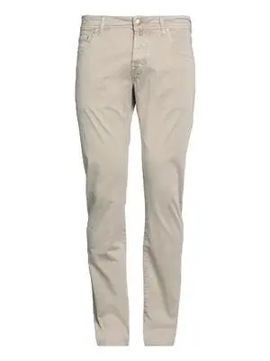 JACOB COHЁN Cotton-elastane Pants - Beige