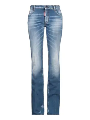Dsquared2 Flared Jeans With Logo - Blue