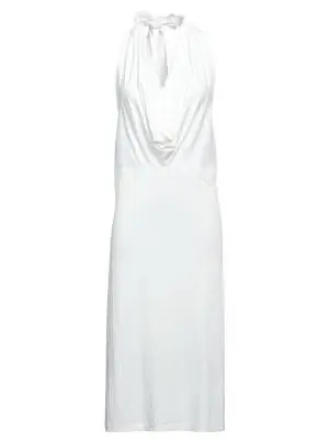 ALESSIO BARDELLE Midi Piqué Dress - White