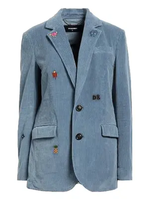 Dsquared2 Single-Breasted Blazer Blue