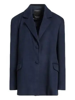 YES LONDON Velvet Single-breasted Blazer - Blue