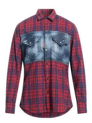 Dsquared2 Shirt Size Cotton, Elastane - Red