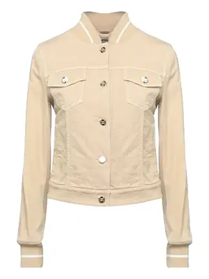 TESTONI TESTONI Denim Trucker Jacket Beige