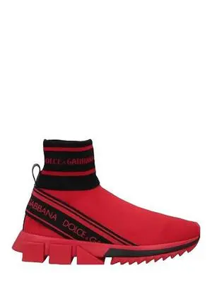 Dolce & Gabbana Two-tone Sock Sneakers - Red