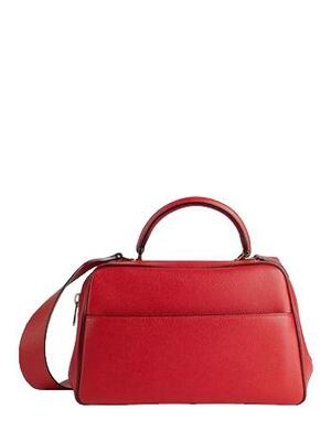 VALEXTRA VALEXTRA Brick Calfskin Bowler Bag Brick