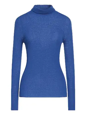 Dsquared2 Turtleneck Rust Virgin Wool Top Blue