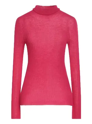 Dsquared2 Turtleneck Rust Virgin Wool Top Pink