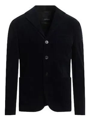 Les Copains Single-breasted Cotton Corduroy Blazer - Blue