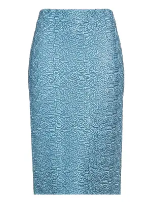 Ermanno Scervino ERMANNO SCERVINO Midi Pencil Skirt Azure