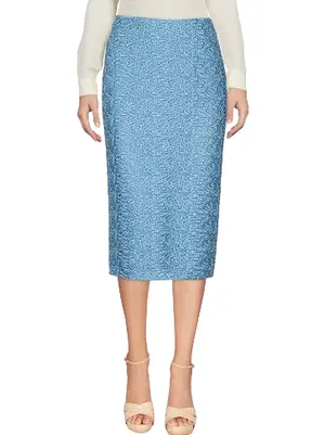 Ermanno Scervino ERMANNO SCERVINO Midi Pencil Skirt Blue