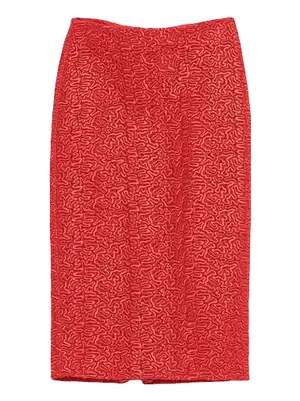 Ermanno Scervino Midi Pencil Skirt - Red