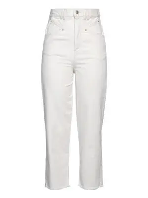 Isabel Marant Cotton Straight-leg Jeans - White