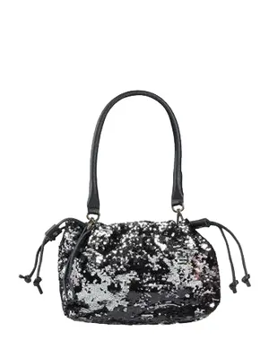 CORSIA Handbag With Sequins - Black