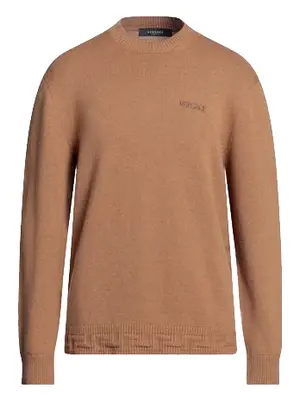 Versace Sweater In Cashmere And Viscose Beige