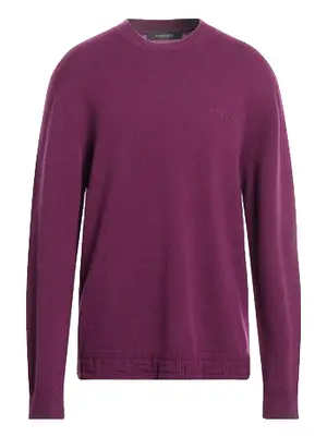Versace Sweater In Cashmere And Viscose Purple