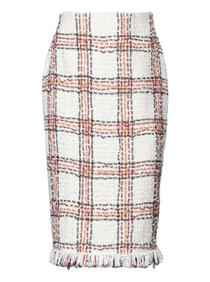 Elisabetta Franchi Midi Skirt - White